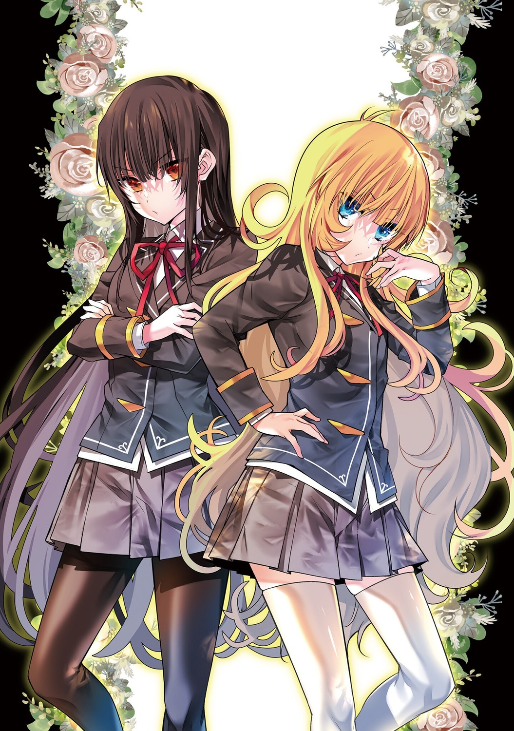 shiosato jun otome gee sekai wa mob ni kibishii sekai desu marie fou lafan pantyhose seifuku ...